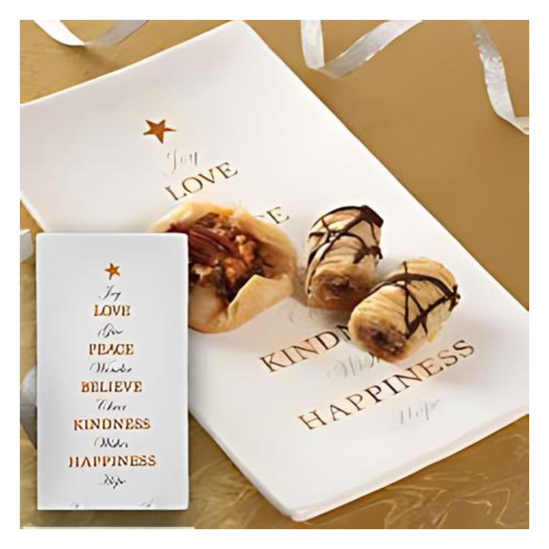 Holiday Inspirational Plate - MoneyDolly